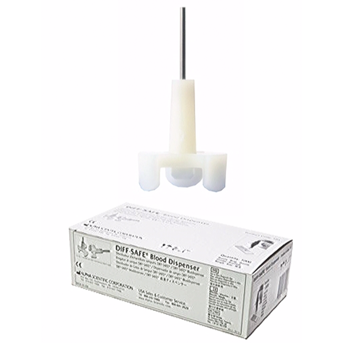 DIFF-Safe, dråbedispenser til Vacutainer, 100 stk